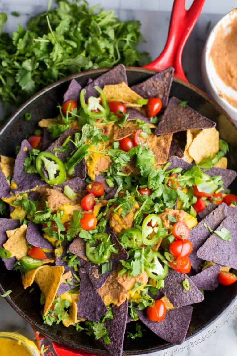 Plant-Based Nachos - My Plant-Based Family
