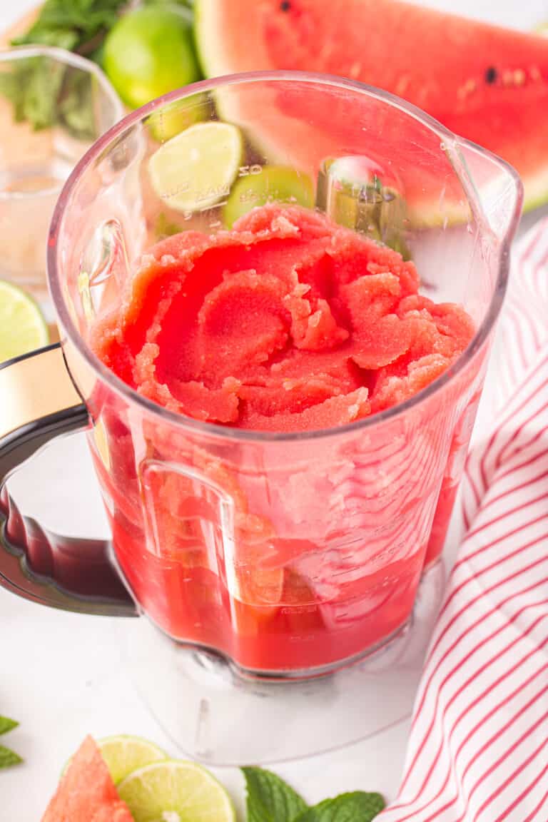 Easy Watermelon Slushie - My Plant-Based Family