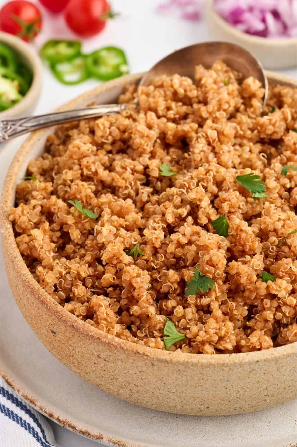 2 Step Quinoa Taco "Meat" - My Plant-Based Family